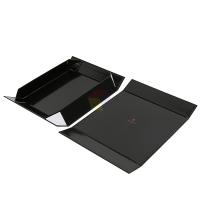 China Custom Disposable Black Paper Foldable Magnetic Sushi Takeout Box - 500pcs MOQ, 10-Day Production for sale