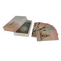 China Custom Logo Print 2 Piece Lid and Base Paper Cardboard Playing Card Box Gift Packaging Eco Friendly for sale