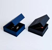 China Custom Magnetic Closure Jewelry Box 500pcs MOQ With Logo Printing - Eco-Friendly Gift Packaging for sale