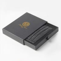 China Luxury Black Pull Out Drawer Packaging Box Custom Logo - 500pcs MOQ, 10-Day Production, Eco-Friendly Materials for sale