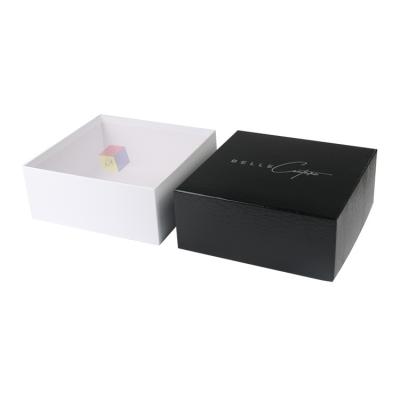 China Custom Logo Packaging Large Hard Rigid Cardboard Shoe Boxes for Clothing for sale