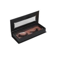 China Custom Magnetic Close Eyelashes Box Packaging with PVC Window - 500pcs MOQ, 10-Day Production, Eco-Friendly Materials for sale