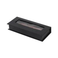 China Custom Magnetic Close Eyelashes Box Packaging with PVC Window - 500pcs MOQ, 10-Day Production, Eco-Friendly Materials for sale