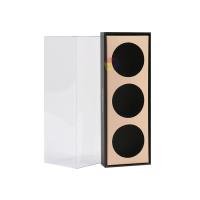 China Customizable Rectangle Food Grade Cupcake Box with Clear Lid Eco Friendly Paper Packaging for sale