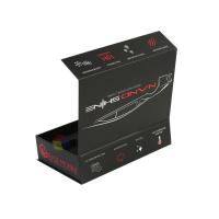 China Custom Matte Black Magnetic Closure Cardboard Box with EVA Insert Eco-Friendly Packaging for sale