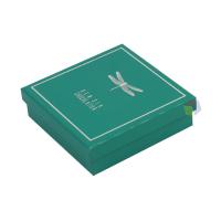 China Custom Logo Square Paper Cardboard Chocolate Gift Box with Plastic Tray Eco Friendly for sale