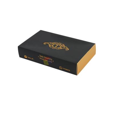 China Wholesale Custom Folding Sliding Drawer Paper Dessert Packaging Box 500pcs Eco Friendly for sale