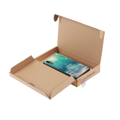 China Custom Brown Kraft Paper Folding Phone Case Packaging Box - 500pcs MOQ with 10-Day Production & Eco-Friendly Materials for sale