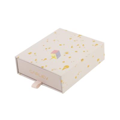 China Cheap Paper Pull Out Slide Drawer Small Customize Jewelry Box Gift Packaging With Logo for sale
