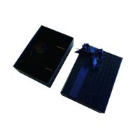 China Bowknot Custom Size Paper Hard Cardboard Gift Packaging Box With Lids And Foam Insert for sale