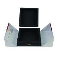 China Custom Double Door Magnetic Gift Box for Mooncake Pastry Cookies Eco Friendly Biodegradable Cardboard for sale