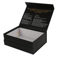 China Personalized Custom Black Magnetic Closure Paper Shoe Boxes With Logo Packaging Hard Cardboard for sale