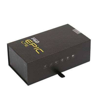 China Custom Rigid Cardboard Gift Box with Magnetic Flap Closure and Paper Tray 100% Eco-Friendly for sale