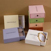 China Custom Recycled Cardboard Slide Out Paper Jewellery Box for Ring Earring Bracelet Gift 1200gsm for sale