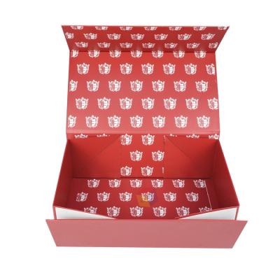 China Recyclable Custom Logo Magnetic Closure Folding Shoes Box Packaging Paper Cardboard 1200gsm for sale