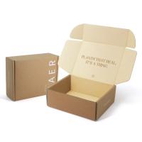 China Custom Kraft Corrugated Mailer Boxes 250gsm Paper with Easy Tear Zipper Design - ISO90001 Certified Packaging for sale