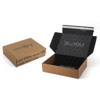 China Custom Kraft Corrugated Mailer Boxes 250gsm Paper with Easy Tear Zipper Design - ISO90001 Certified Packaging for sale