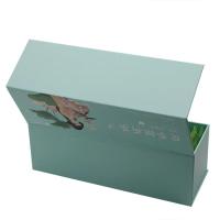 China Custom Rigid Cardboard Magnetic Flip Tea Bag Gift Box with Divider 1200gsm for sale