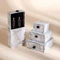 China Custom Logo Paper Drawer Jewelry Gift Box 157gsm Coated Paper 1200gsm Cardboard Wholesale for sale