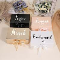China Custom Rigid Magnetic Ribbon Closure Gift Box for Underwear Lingerie Clothing Packaging Eco Friendly for sale