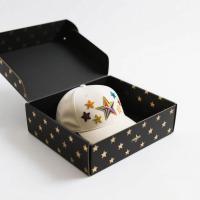 China Custom Corrugated Cardboard Baseball Cap Gift Box Packaging Eco Friendly Biodegradable for sale