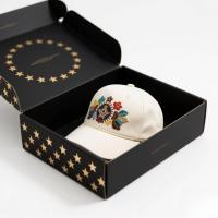 China Custom Corrugated Cardboard Baseball Cap Gift Box Packaging Eco Friendly Biodegradable for sale