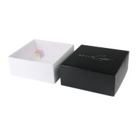 China Custom Rigid Cardboard Apparel Gift Box with Hot Foil Logo Alligator Paper Clothing Packaging for sale