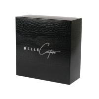 China Custom Rigid Cardboard Apparel Gift Box with Hot Foil Logo Alligator Paper Clothing Packaging for sale