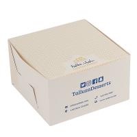 China Food Grade Custom Folding Cardboard Pastry Boxes for Cookies Packaging Eco Friendly for sale