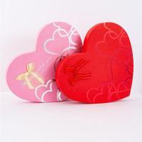China Custom Logo Paper Cardboard Valentine Heart Chocolate Box Packaging with Divider 10x10x5cm for sale