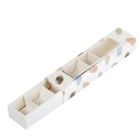 China Sliding Drawer Custom Food Grade Paper Flat Candy Chocolate Box Gift Packaging With Divider for sale