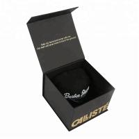 China Wholesale Custom Logo Black Magnetic Gift Packaging Folding Hat Box Rigid Cardboard 100% Eco-Friendly for sale