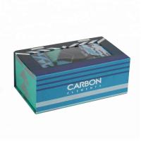 China Custom Magnetic Close Paper Gift Box 3 Set Socks Packaging with Clear PVC Window for Christmas for sale