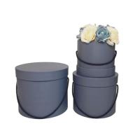 China Custom Round Cylinder Flower Box Packaging with Handle - 100% Eco-Friendly Materials & 10-Day Production for sale
