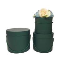China Custom Round Cylinder Flower Box Packaging with Handle - 100% Eco-Friendly Materials & 10-Day Production for sale