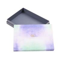 China Custom Rigid Cardboard Shirt Boxes with Hot Foil Logo Handmade Lid and Base Packaging for sale