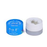 China Wholesale Custom Cardboard Paper Round Tube Watch Box with Foam Tray and Logo for sale