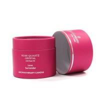 China Eco Friendly Paper Jar Round Tube Box for Candle Packaging Custom Logo 1200gsm for sale