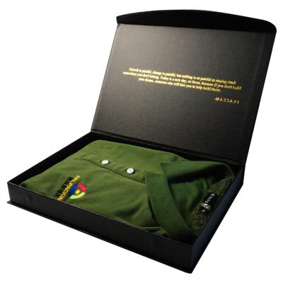 China ISO9001 Certified Magnetic Shirt Box 280x190x50mm 120gsm Specialty Paper for sale