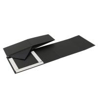 China Wholesale Custom Size Matte Black Magnetic Folding Baseball Cap Packaging Box with Hot Stamping for sale