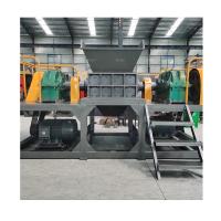 China 2023 Double Shaft Waste Car Plastic Wood Rubber Shredder Scrap Metal Shredder Machine for sale