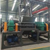 China 2023 Double Shaft Waste Car Plastic Wood Rubber Shredder Scrap Metal Shredder Machine for sale