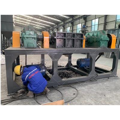 China 3700T Weight Fully Automatic Waste Industrial Timber Wood Pallet Double Shaft Shredder for sale