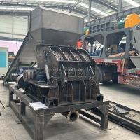China High Safety 3-60t/h Waste Metal Can Steel Double Roll Crusher Machine for Recycling for sale