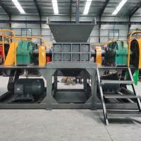 China Car Metal Frame Shredding Equipment Dual-Shaft Shredder Machine In USA For Scrap Metal Recycling Plant for sale