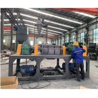 China Scrap Car Tire Shredder Machine 45kW Power Waste Plastic Recycling Industrial Shredder for sale