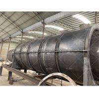 China 7CBM Capacity Continuous Charcoal Powder Making Machine for Peanut Shell Carbonization for sale
