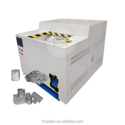 China Aluminum Scrap PB Metal Briquetting Machine with 1080 KGF/CM Compression Face Pressure for sale