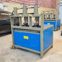 China 90 Degree Square Tube Punching Corner Machine with 4 kw Motor Power and 60 T Weight for sale