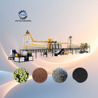 China 8000K Weight Crushing Sorting and Powdering Lithium Battery Recycling Equipment  for Wasted Electric Ev Battery for sale